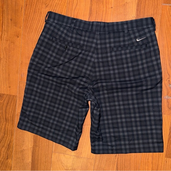Nike | Shorts | Nike Shorts Mens 34 Dark Golf Original Swoosh Checkered ...